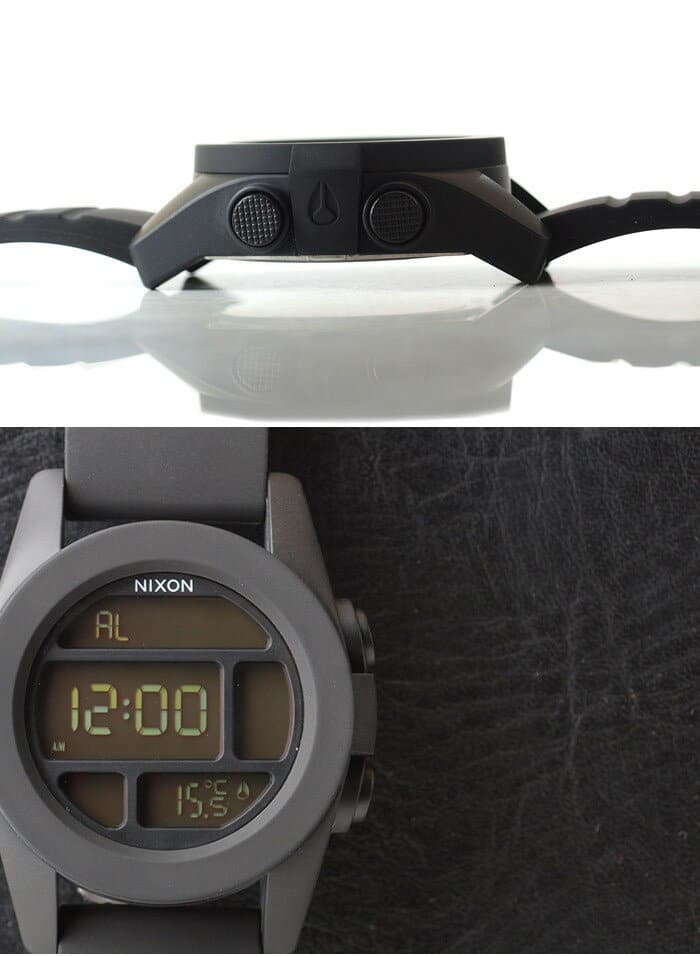 [New]Nixon NIXON watch THE UNIT Unit black NA197000-00 [watch watch men ...