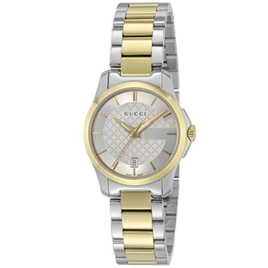[New]Gucci Ladies G-Timeless Watch Silver YA126563 - BE FORWARD Store