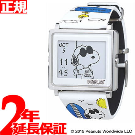 [New]Epson slender Canbus EPSON smart canvas PEANUTS Snoopy disguise series Joe cool watch men ...