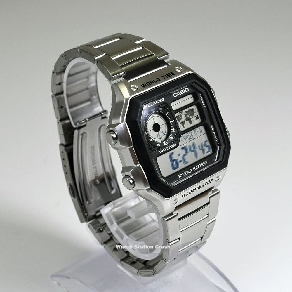 [New]Multi-function including the men's lady's watch metal silver 10 ...