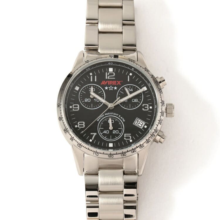 [New]AVIREX formula mail order | Chronograph metal band /CHRONOGRAPH ...