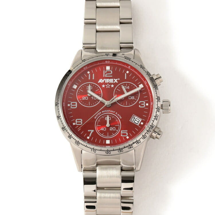[New]AVIREX formula mail order | Chronograph metal band /CHRONOGRAPH ...