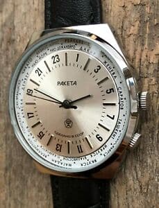 [New]Watch Russia system russian watch raketa traveller system 24 hours ...