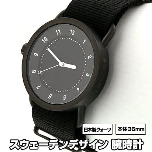 [New]TID-36+N TID Watches clock watch tiddootchizu black black monotone ...