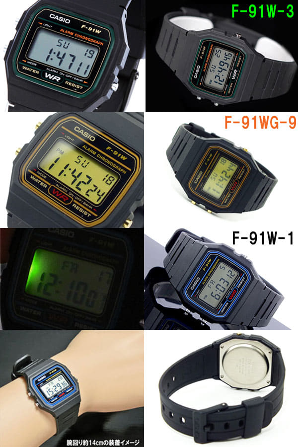 [New]CASIO F-91W Series Casio Standard Digital standard digital quartz ...