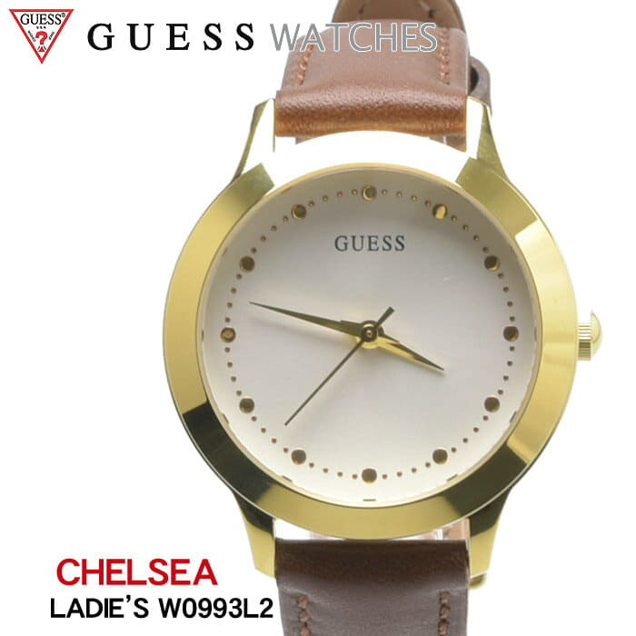 [New] GUESS WATCH gesu watch Chelsea CHELSEA W0993 L2 clock analog ...