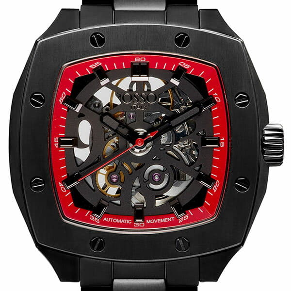[New]OSSO ITALY GENERALE Swiss Automatic Winding Skeleton Watch World ...