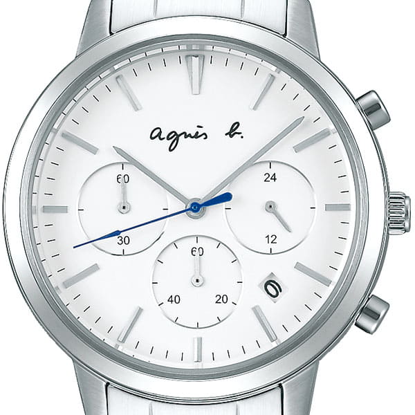 [New]Agn?s B Chronograph Pair Men's Watch FCRT967 - BE FORWARD Store