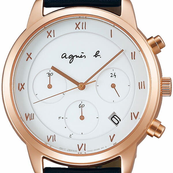 [New]Agnes b Marcello Solar Chronograph Pair Men's Watch FBRD940 - BE ...