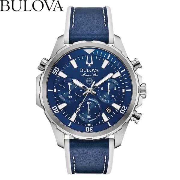 [New]Bulova [BULOVA] Malin star [MARINE STAR] 96B287 men chronograph ...
