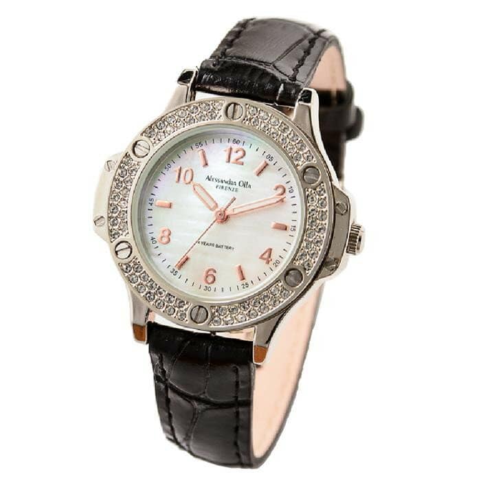 [New]That Sandra aura Alessandra Olla watch AO-85 BK - BE FORWARD Store