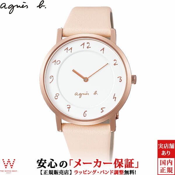 [New]agnis b. [agnes b] FCSK932 simple pair possible Lady's watch clock ...
