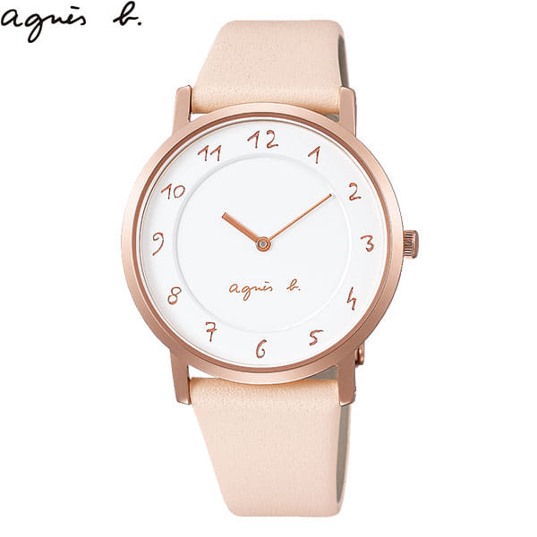 [New]agnis b. [agnes b] FCSK932 simple pair possible Lady's watch clock ...