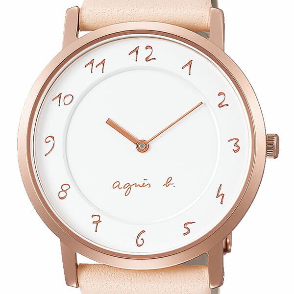 [New]agnis b. [agnes b] FCSK932 simple pair possible Lady's watch clock ...