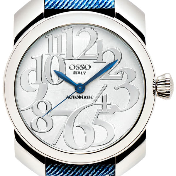 [New] [OSSO ITALY] Angela [Angela] Lady's WSE01 (denim) watch clock ...