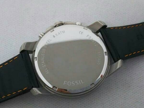 [Used]Fossil Fossil FS4812 111305 watch silver X black - BE FORWARD Store