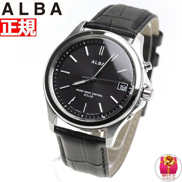[New]SEIKO ALBA SOLAR Electric wave Solar radio Time signal Watch for ...