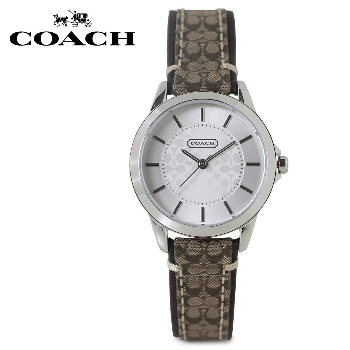 [New] COACH watch Lady's signature leather brown 14501525 - BE FORWARD ...