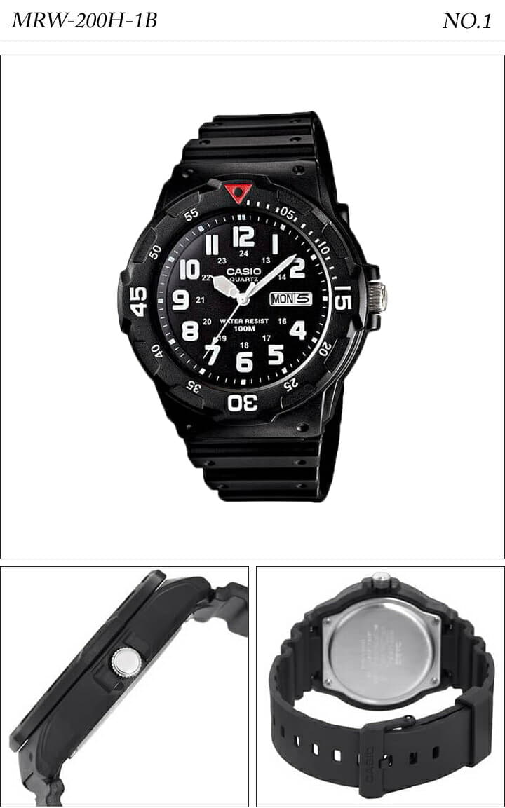 [New]CASIO Casio standard analog sports 0 standard atmosphere ...