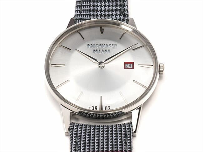 [New] maker Milan WATCHMAKER MILANO men watch Ambrosio Ambrogio silver ...