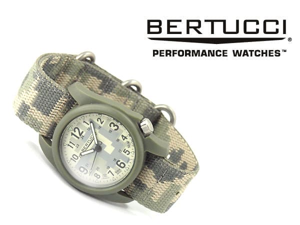 [New]BERTUCCI berututchikuotsu mens watch polyresin olive-green case ...