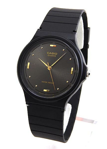 [New]CASIO MQ-76-1A black black men Lady's watch clock analog - BE FORWARD Store
