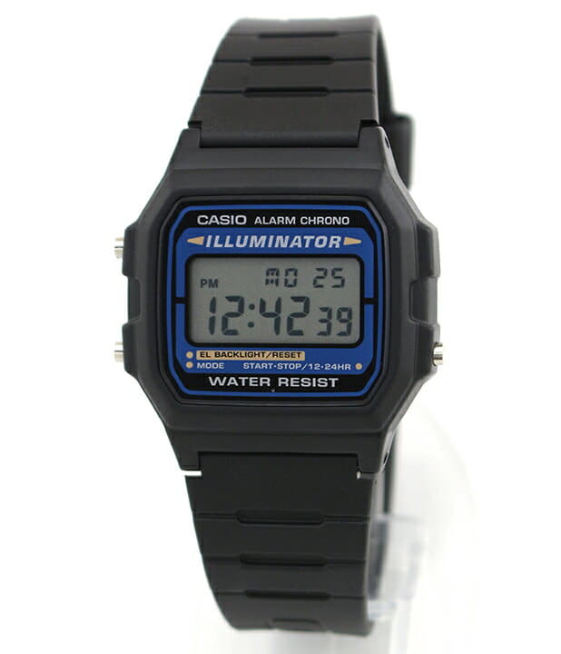 [New]CASIO Casio standard F-105W-1A men watch urethane quartz digital ...