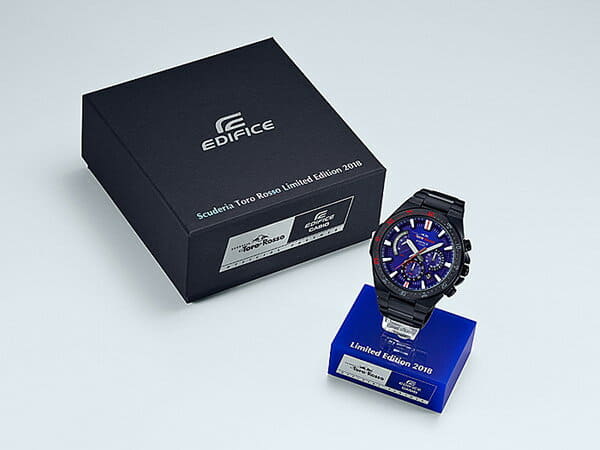[New] CASIO EDIFICE EFR-563TRJ-2AJR Men's Watch analog black Red blue ...