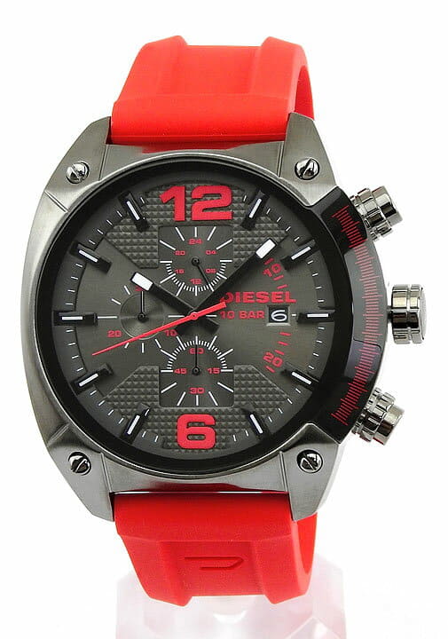 [New] DIESEL diesel DZ4481 men watch watch overflow silicon rubber band ...