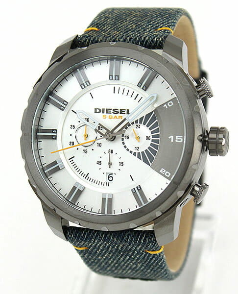 [New] DIESEL diesel clock DZ4345 Stronghold Strong hold men watch ...