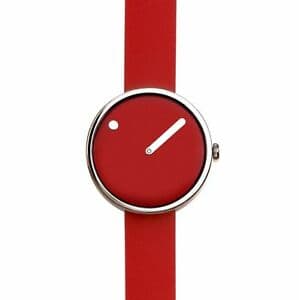 [New]Watch rosendahl picto red steel watch small 43366 - BE FORWARD Store