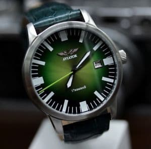 [New]Vintage 17 Jewels Steel Soviet Green Watch - BE FORWARD Store