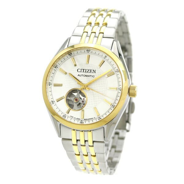 [New]CITIZEN mechanical open heart self-winding watch men watch NH9114 ...