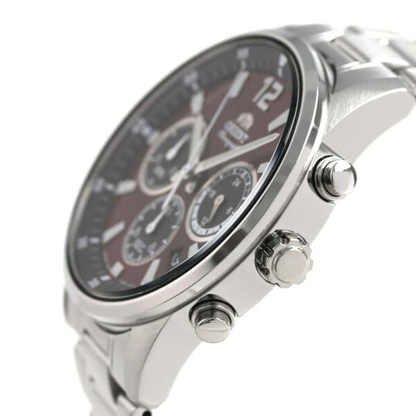[New]RN-KV0003R red clock made in orient watch ORIENT chronograph 42mm ...