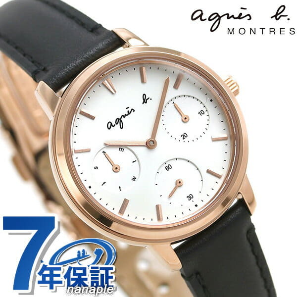 [New]agnis b. clock Sam 32mm Lady's watch leather belt FCST989 agnes b ...
