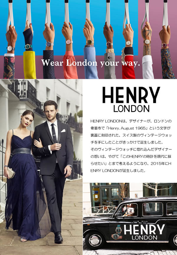 [New][100% genuine ] Henry London HENRY LONDON watch chronograph men ...