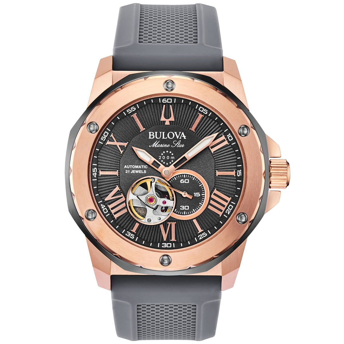[New]Bulova BULOVA watch men self-winding watch mechanical Malin star ...