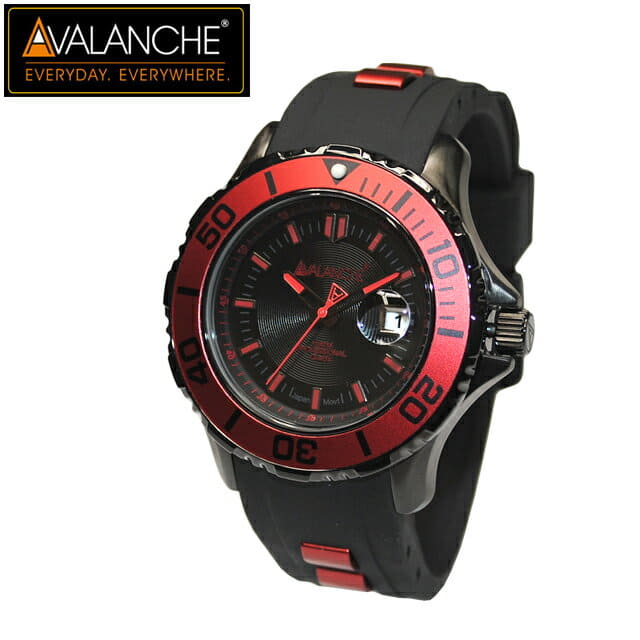 [New]AVALANCHE clock watch CARBON (carbon) men, lady's AV-1023S-BU AV ...