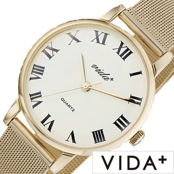 [New]VIDA+ watch Voyage White VD-84961-GD-GD for Ladies / Retro Antique ...