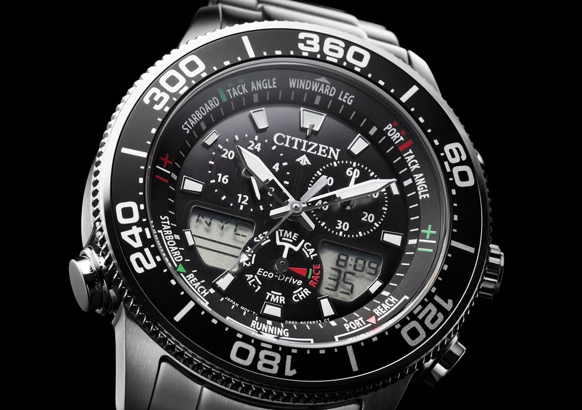 [New] CITIZEN pro master Citizen PROMASTER Eco Drive yacht timer watch ...