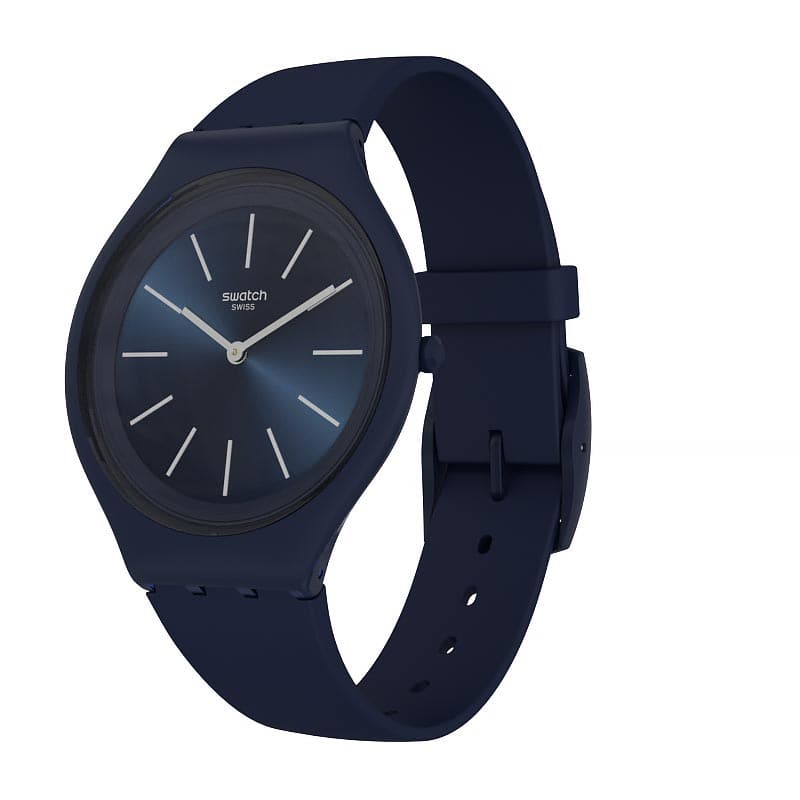 [New]SWATCH SKINDEEP Men's Watch Skin Irony Silicone Belt Plastic Case ...