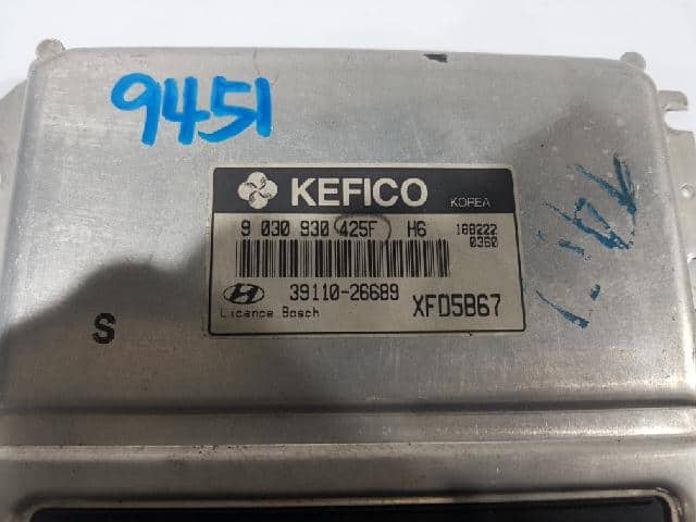 [Used] Engine Control Unit / ECU HYUNDAI Elantra XD 2006 39110-26689 ...