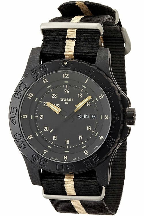 [New]Traser Swiss Military Watch MIL-G Sand Sapphire Nato Strap P6600 ...