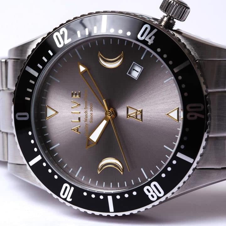 [New]ALIVE ATHLETICS ARA Eve Athletics watch self-winding watch GRAVITY ...