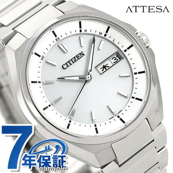 [New]AT6050-54A CITIZEN ATTESA Eco Drive radio time signal men watch ...