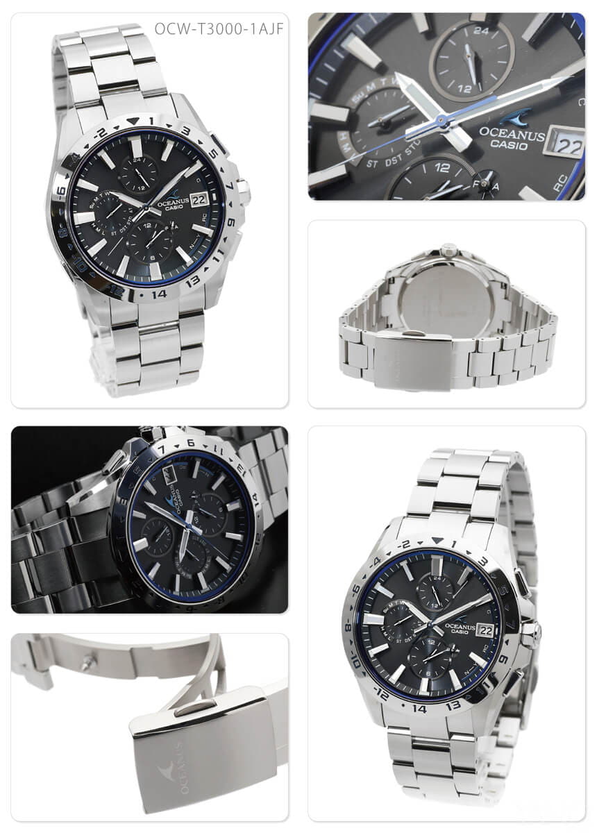 [New] Casio OCEANUS OCW-T3000-1AJF mobile link function tough solar ...