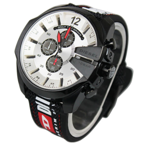 [New][ DIESEL diesel clock MEGA CHIEF mega chief DZ4512 [men's] [watch ...
