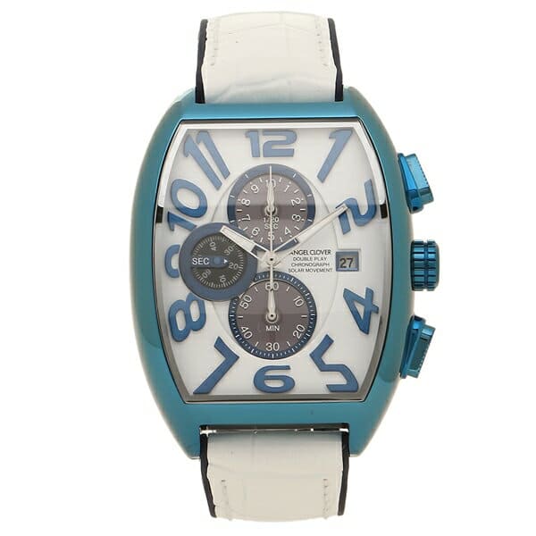 [New]Angel Clover Men's Watch White/Navy DPS38BNV-WH - BE FORWARD Store
