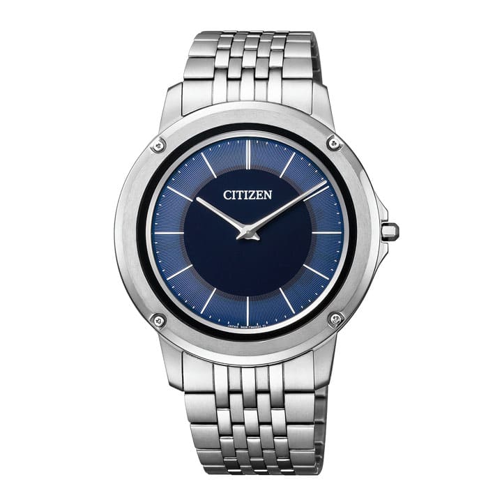 [New]CITIZEN Eco Drive one solar men watch metal thin simple AR5050-51L ...
