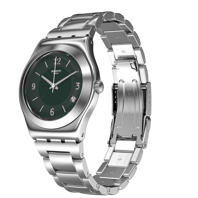 [New]SWATCH Originals Men's Watch MIDDLE STEEL Irony Medium Stainless ...